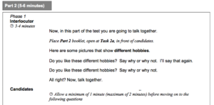 Teaching Together About 2020 A2 Key Speaking Part 2 - Teaching Together