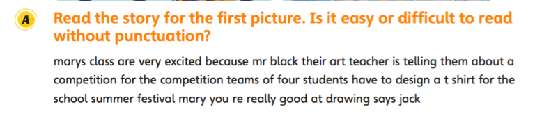 Teaching Together Flyers writing booklet - Punctuate your writing ...