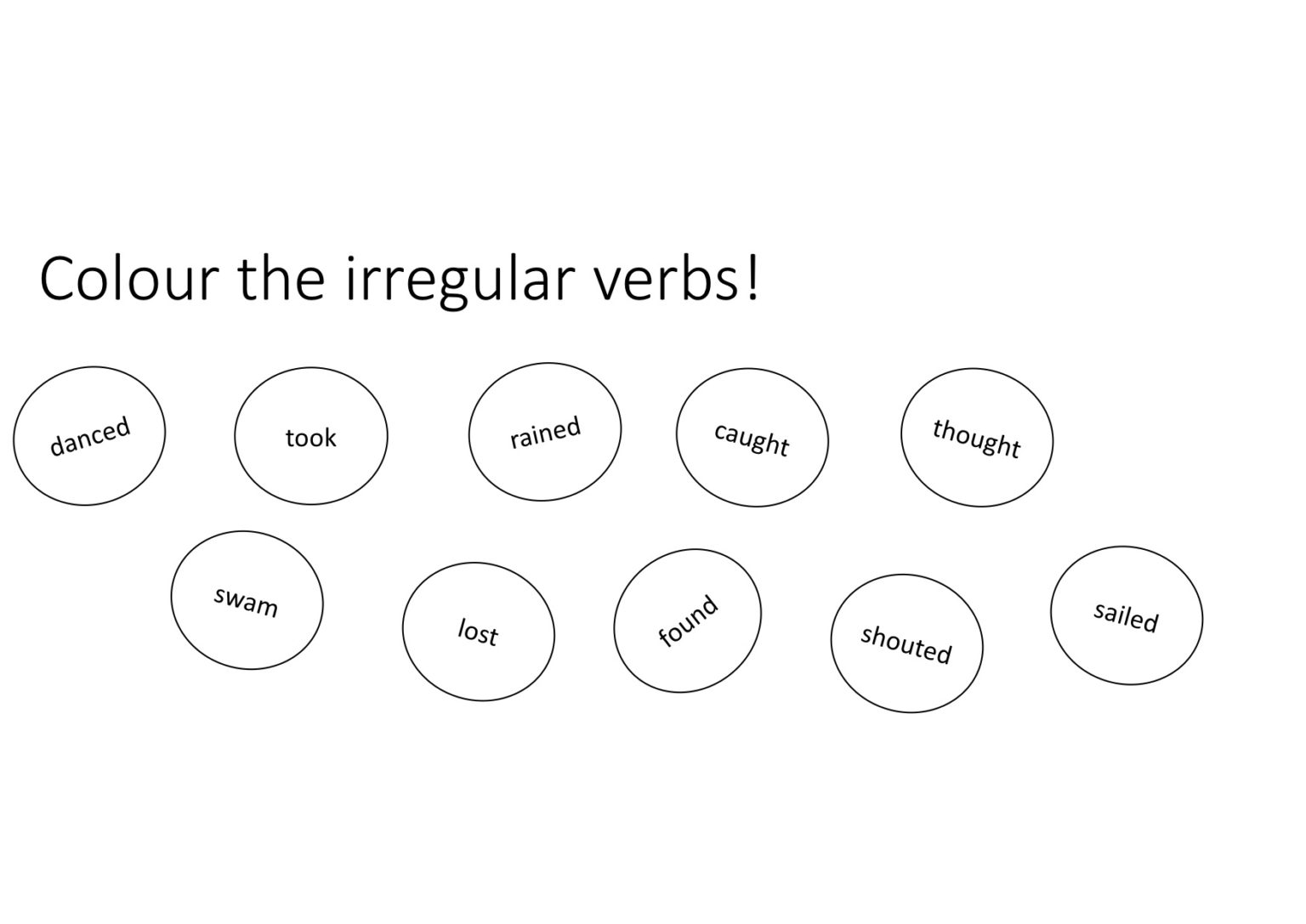 Teaching Together Working on the Past Simple at A1 Movers - Teaching ...